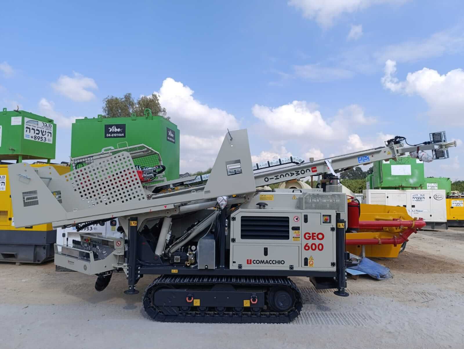 Comacchio Geo 600 - גאוטסט קידוחי ניסיון ובדיקות קרקע - Geotest